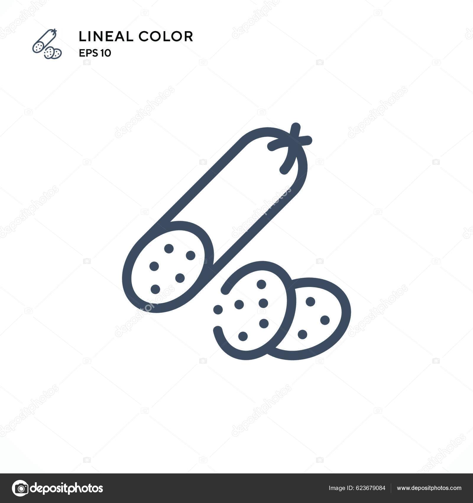 Salami Special Icon Modern Vector Illustration Concepts Easy Edit Customize Stock Vector by ©YAY ...