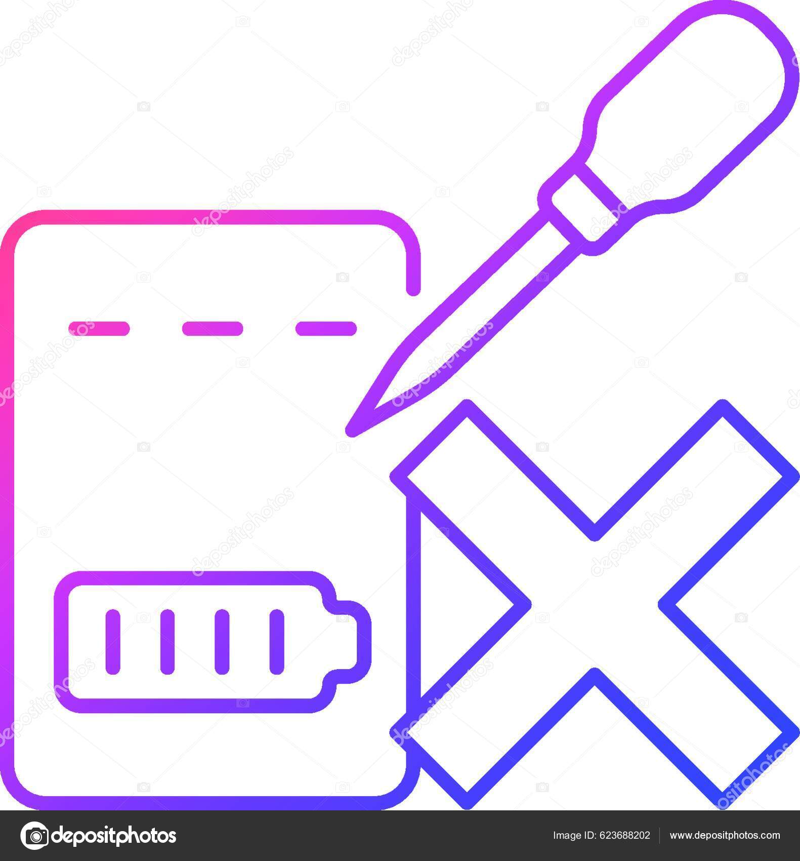 Dont Puncture Powerbank Gradient Linear Vector Manual Label Icon Stock ... Dont Puncture Powerbank Gradient Linear Vector Manual Label Icon Stock ...