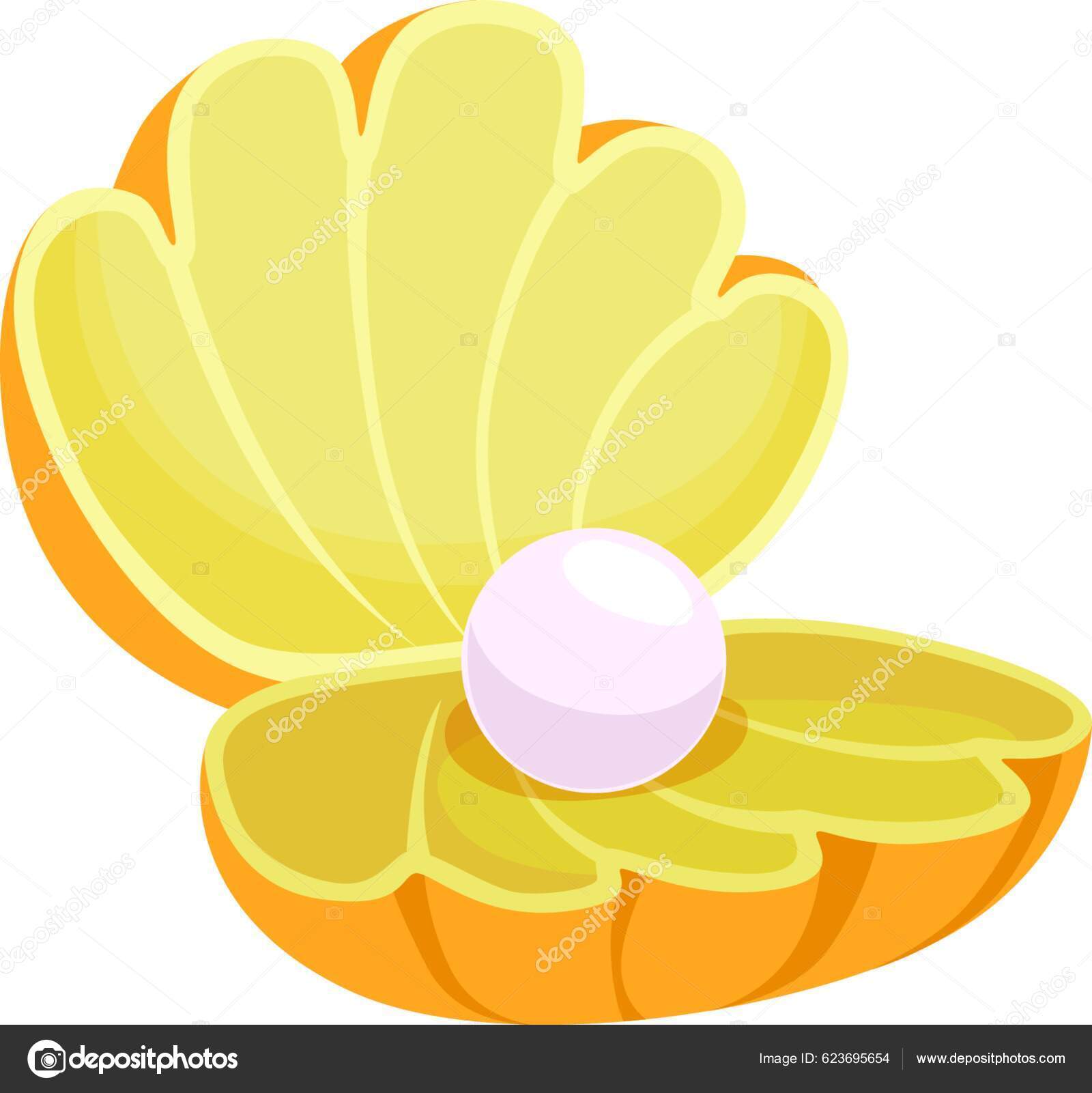 Open Seashell Cartoon