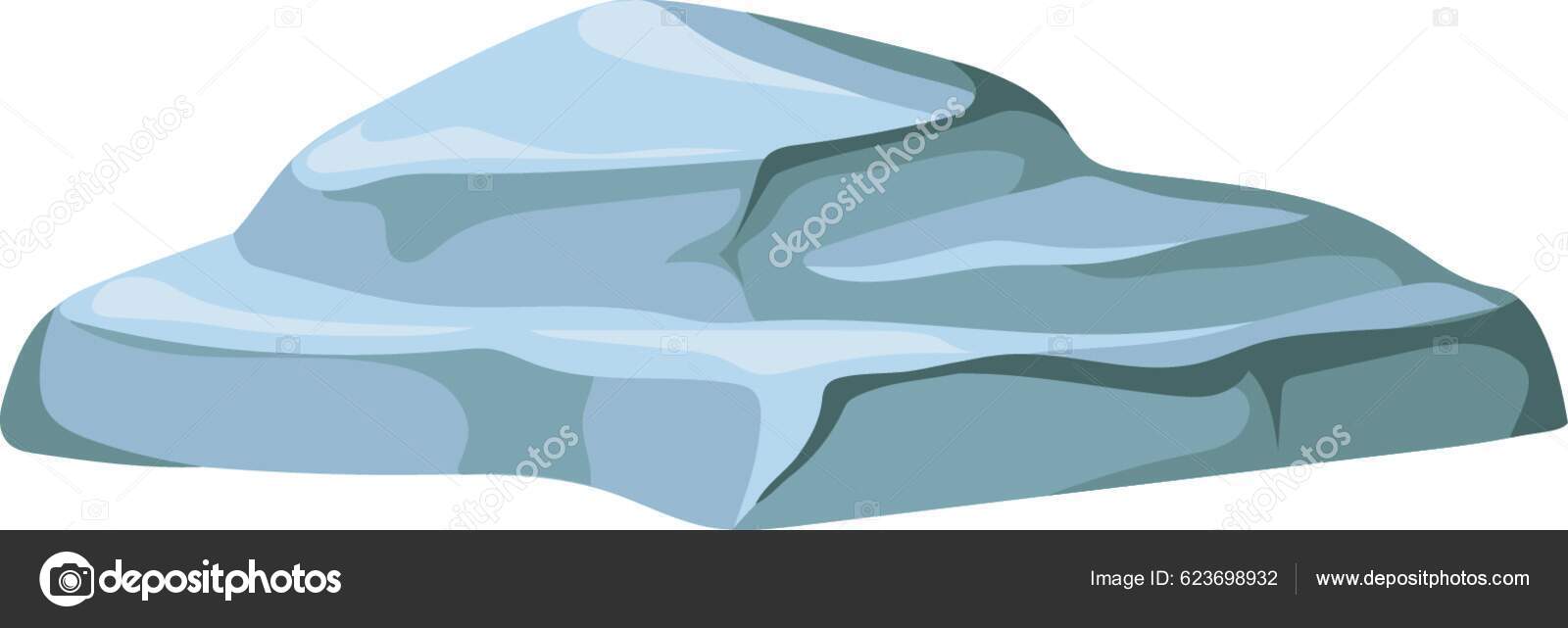 Pila De Rocas De Dibujos Animados