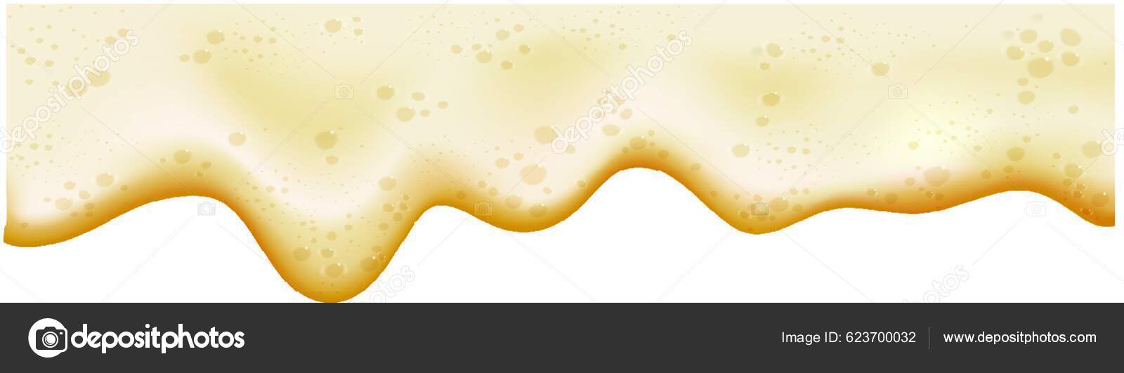 Realistic Foam Border Froth Texture White Bubbles Stock Vector by ©YAY ...