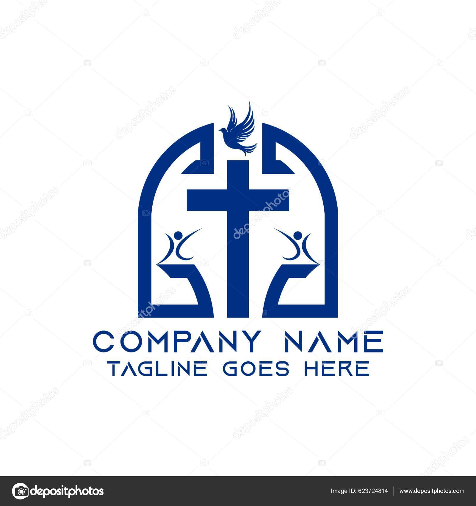 Plantilla Diseño Logotipo Cruz Cristiana Vector de stock por ©YAY ...