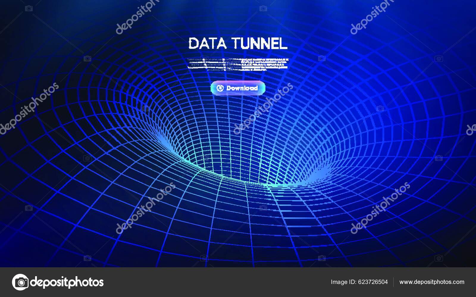 Data Bridge Vector Illustration Traffic Big Data Data Visualization ...