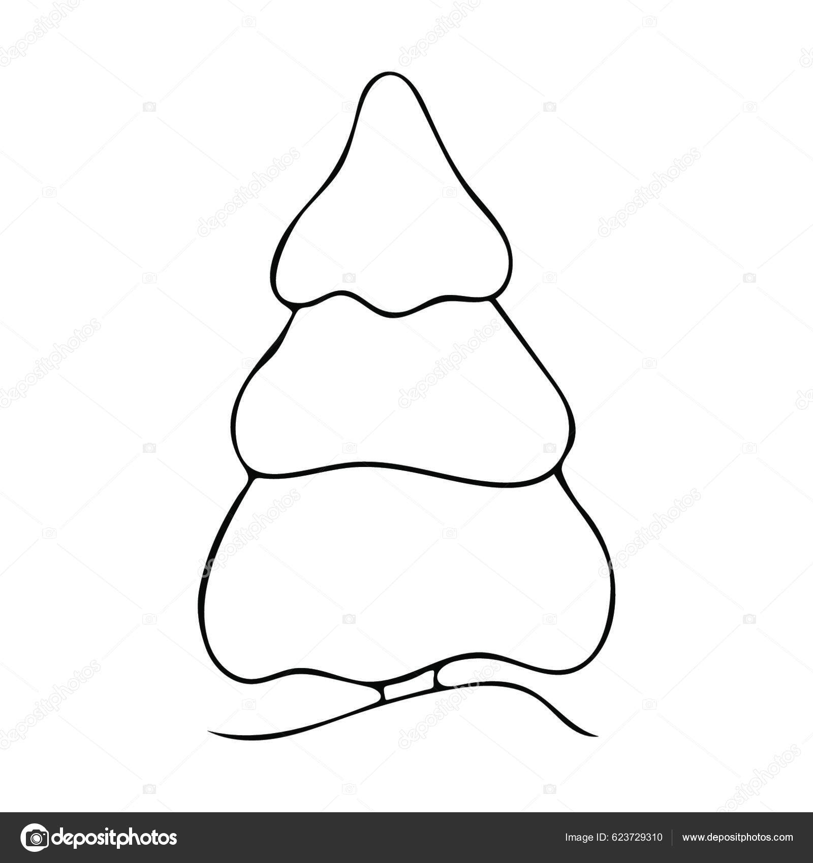 Spruce Tree Coloring Page