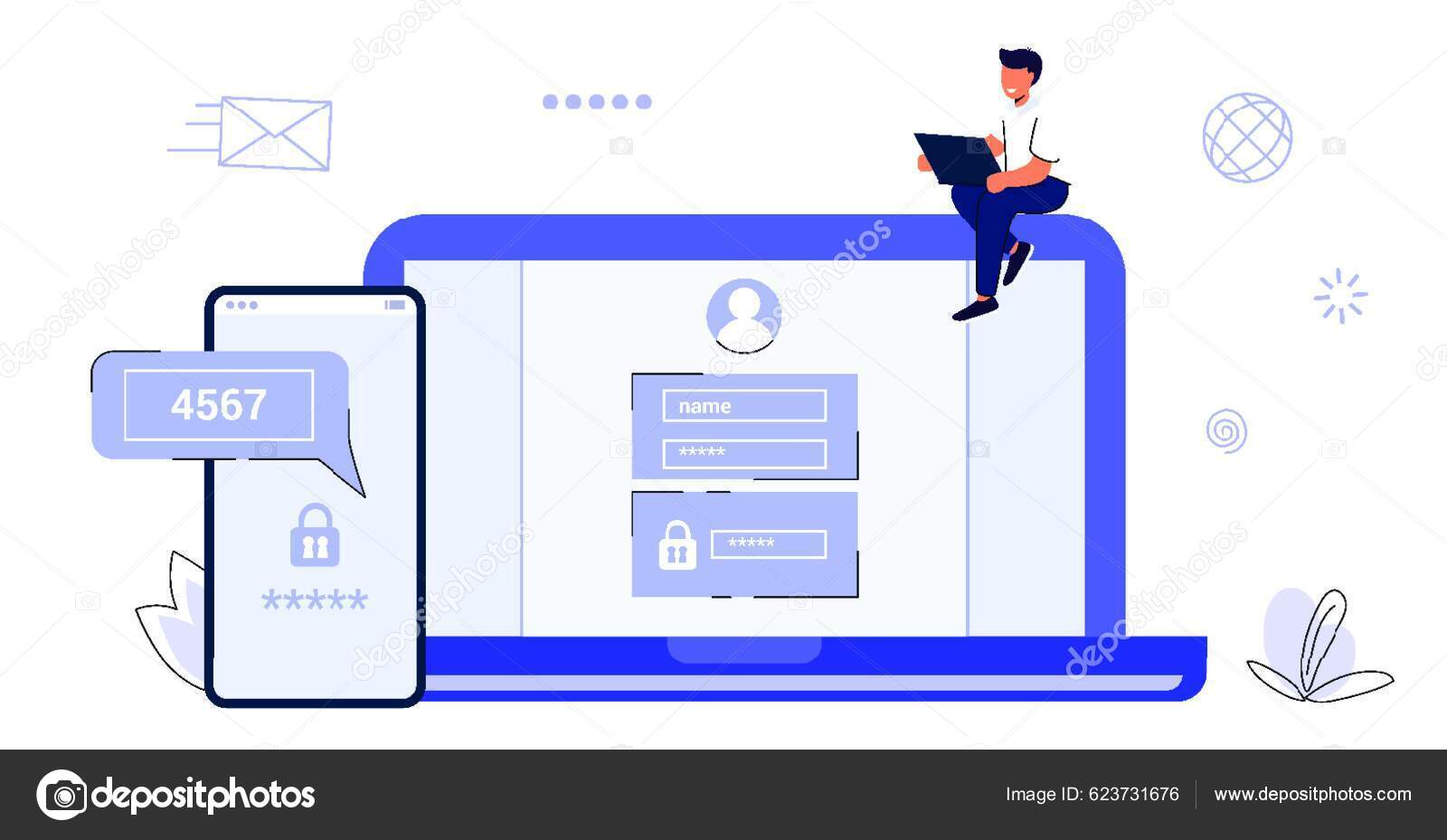 2Fa Two Factor Authentication Password Secure Notice Login Verification ... 2Fa Two Factor Authentication Password Secure Notice Login Verification ...