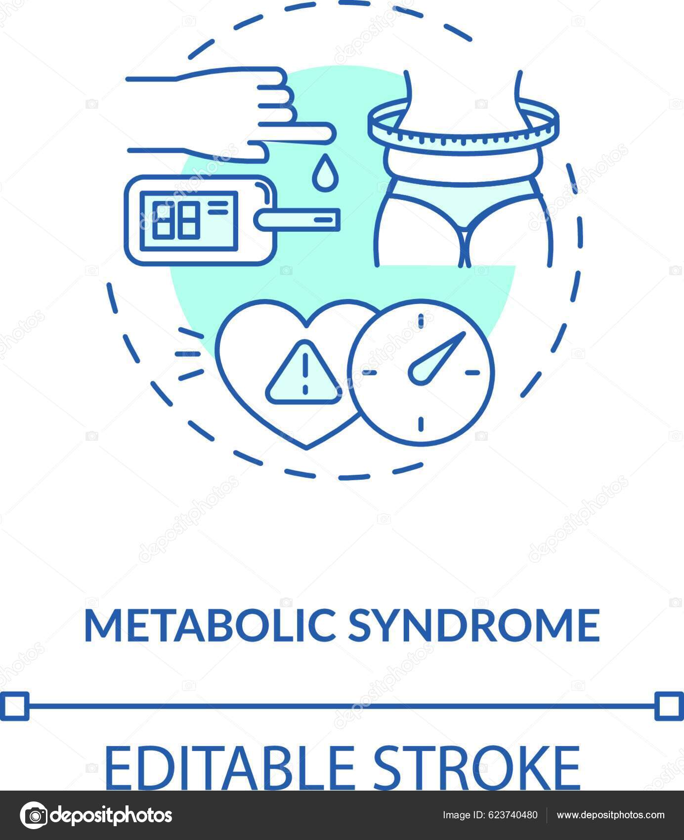 Concepto Síndrome Metabólico Icono Vector de stock #623740480 de ©YAY ...