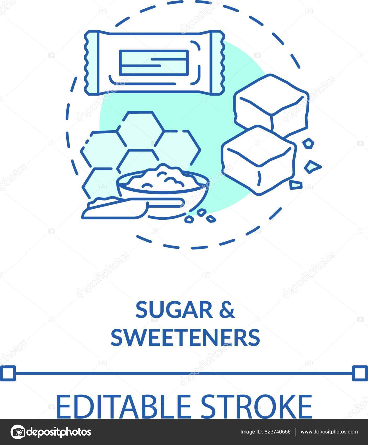 Sugar Sweeteners Concept Icon Stock Vector by ©YAY_Images 623740556
