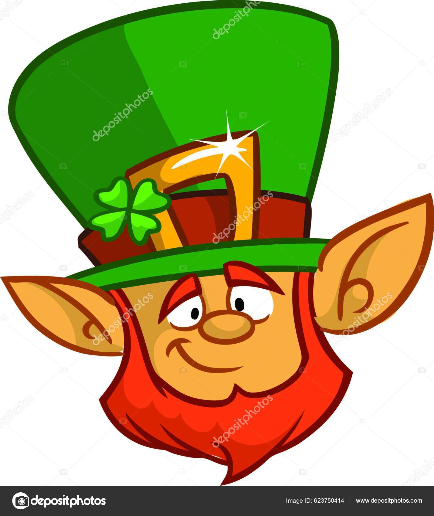 Caricatura Personaje Duende Ilustración Vectorial Aislada Vector de ...