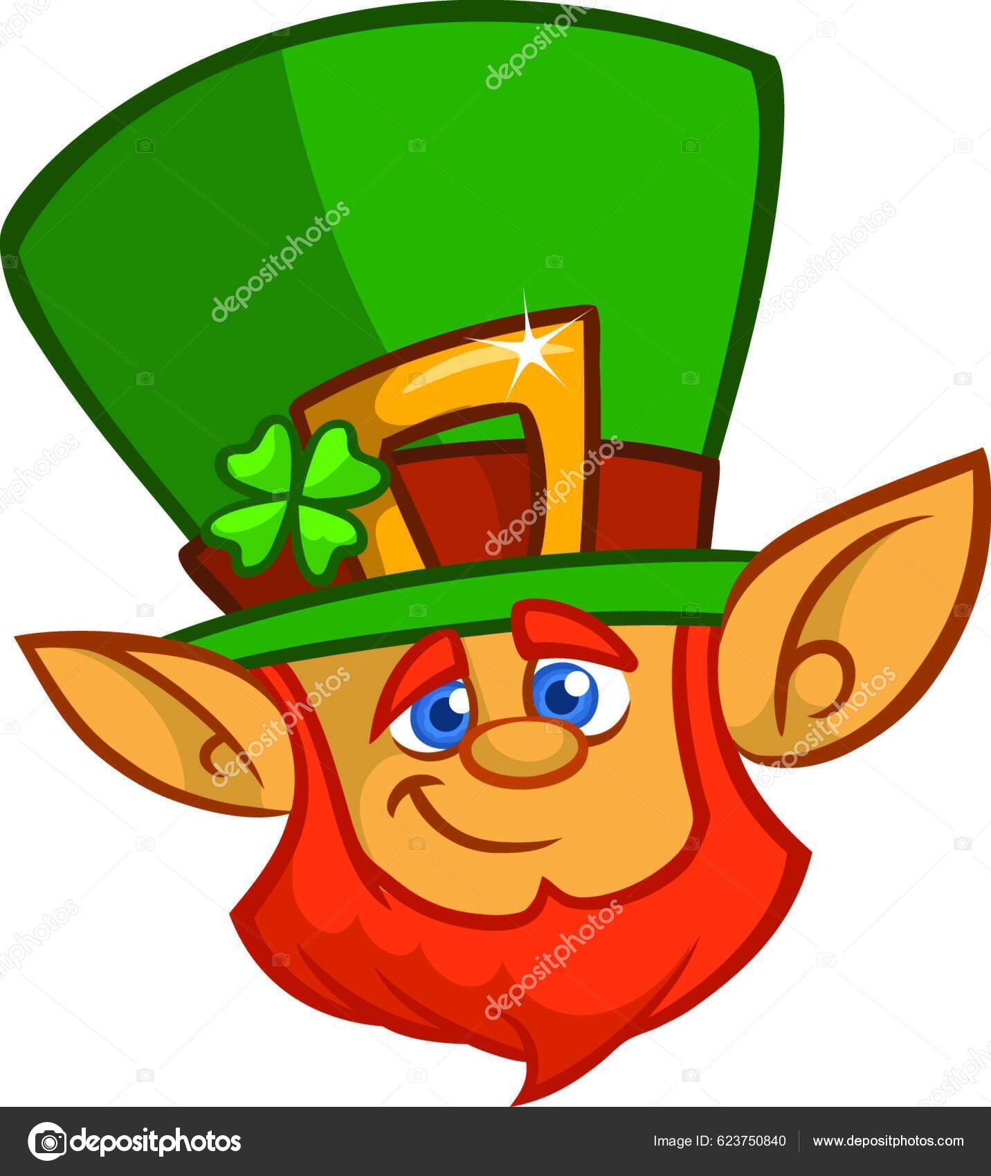 Caricatura Personaje Duende Ilustración Vectorial Aislada Vector de ...