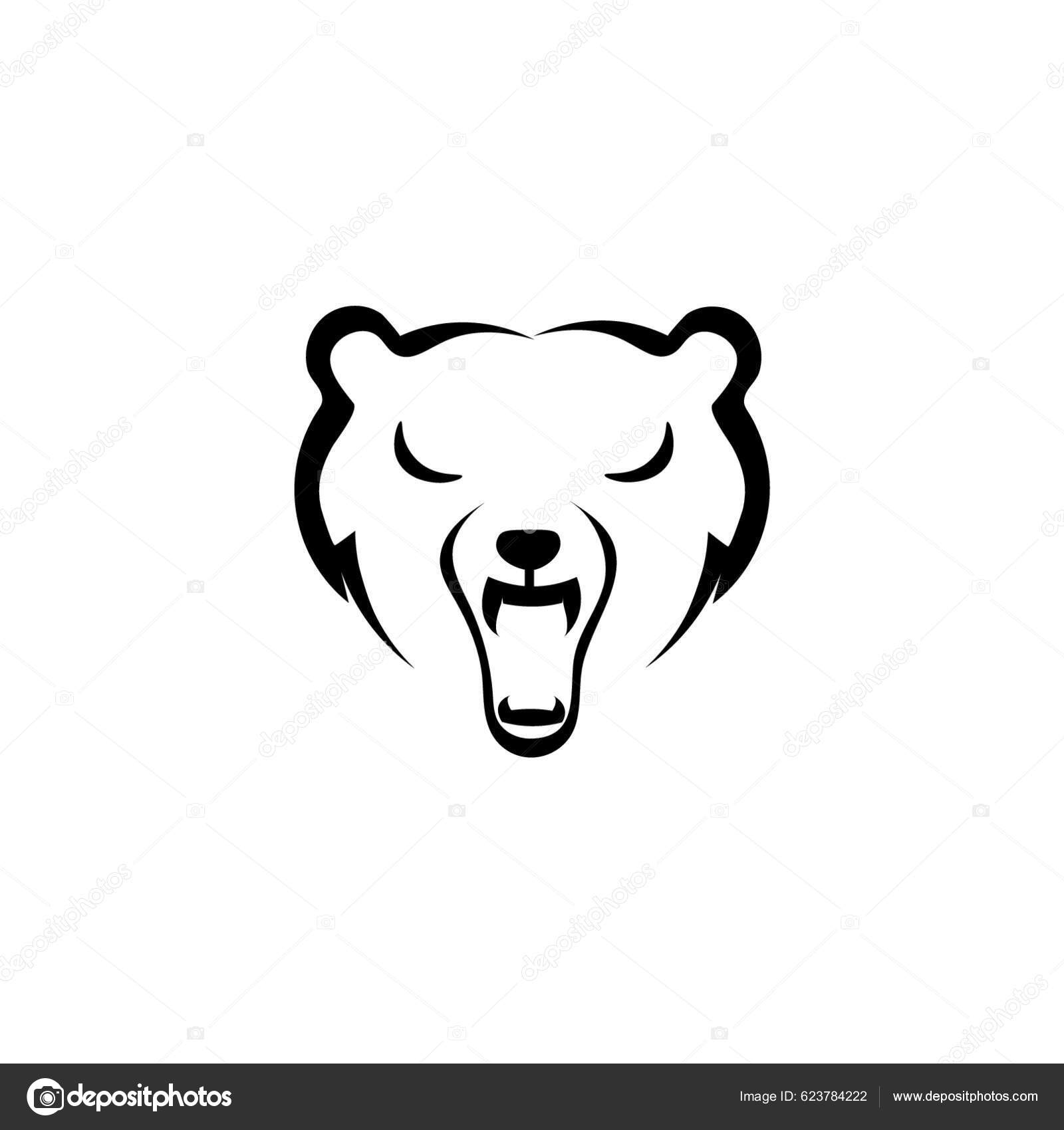 Oso Icono Logo Vector Libre Vector de stock #623784222 de ©YAY_Images