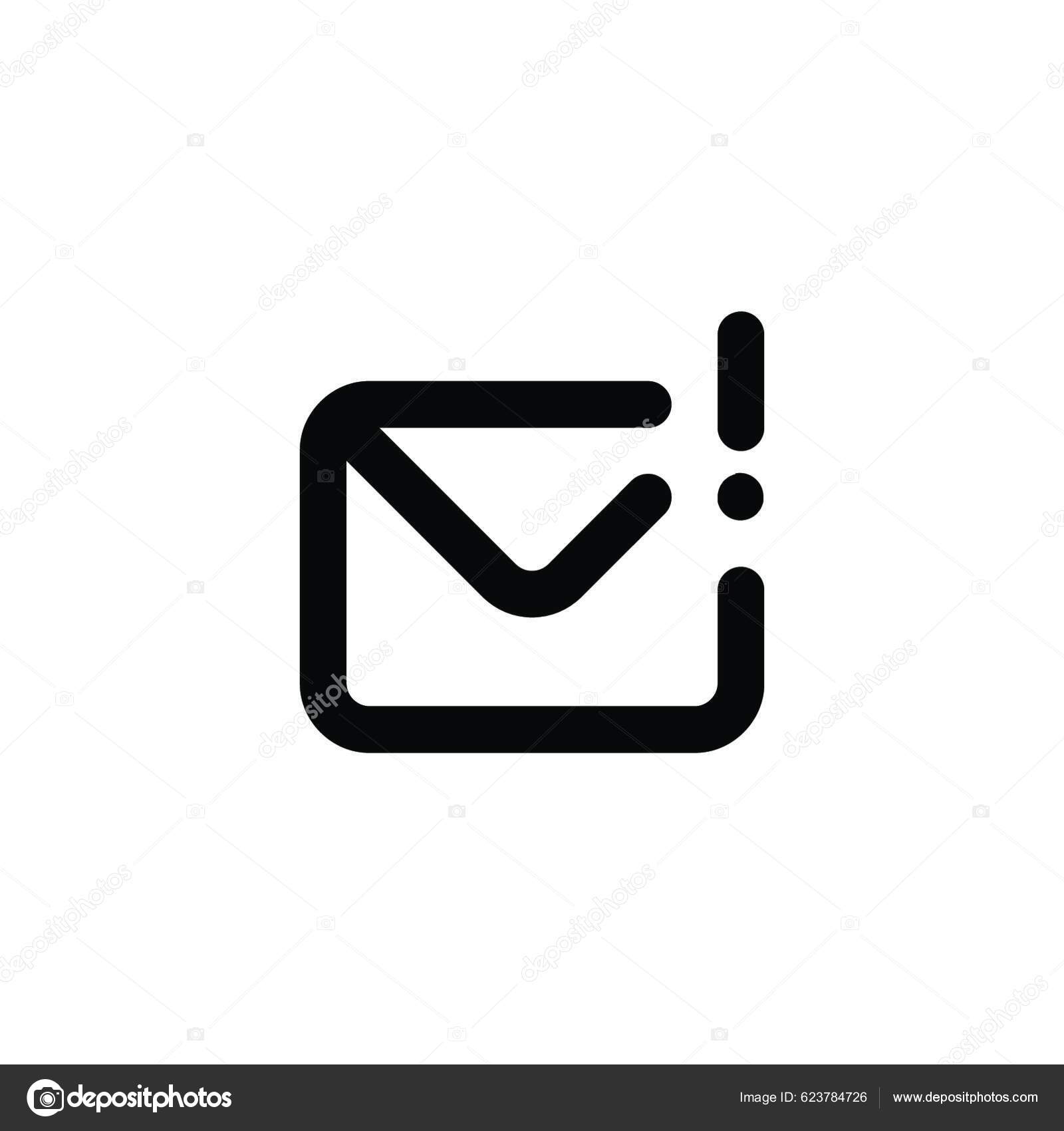 Important Message Vector Icon Envelope Attention Sign Vector Eps Stock Vector by ©YAY_Images ...