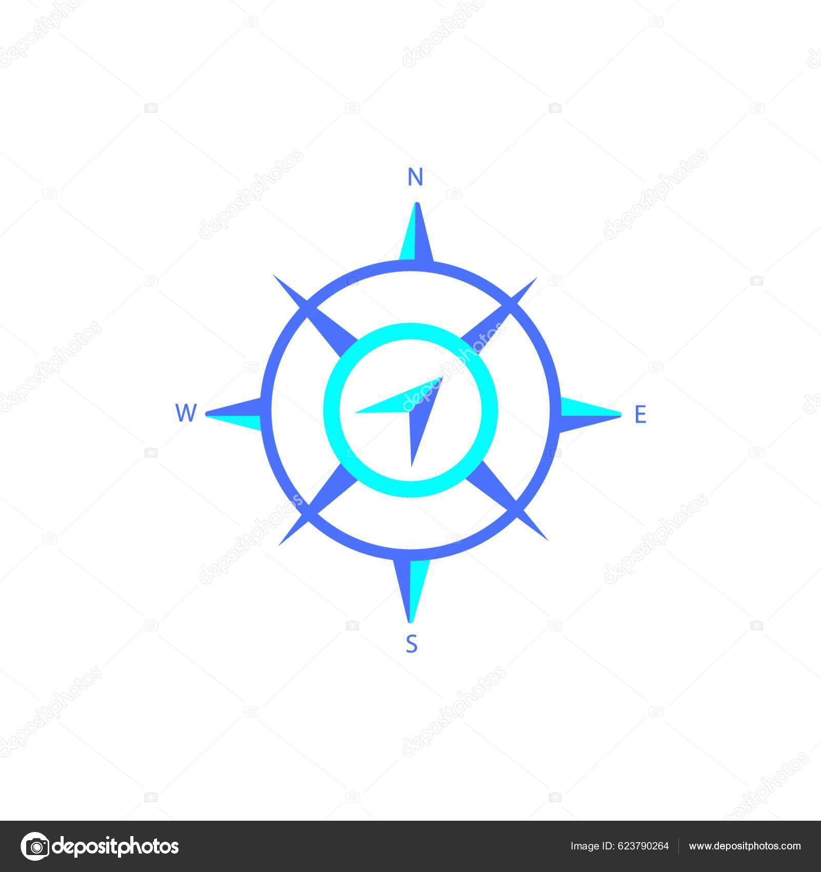 Compass Icon Logo Vector Stock Vector By ©yayimages 623790264