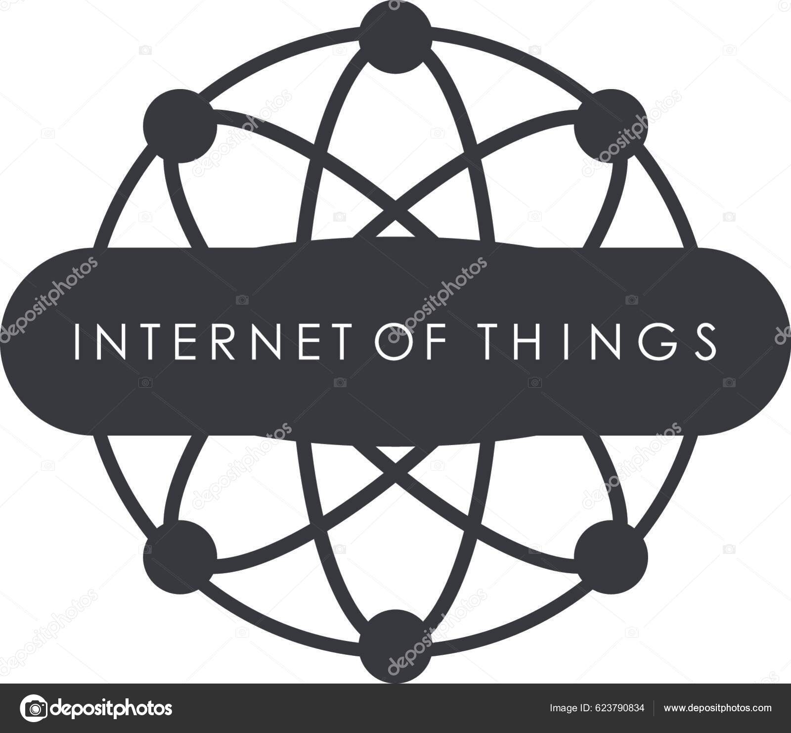 Internet Das Coisas Emblema Conceito Iot Vetor Vetor de ©YAY_Images ...
