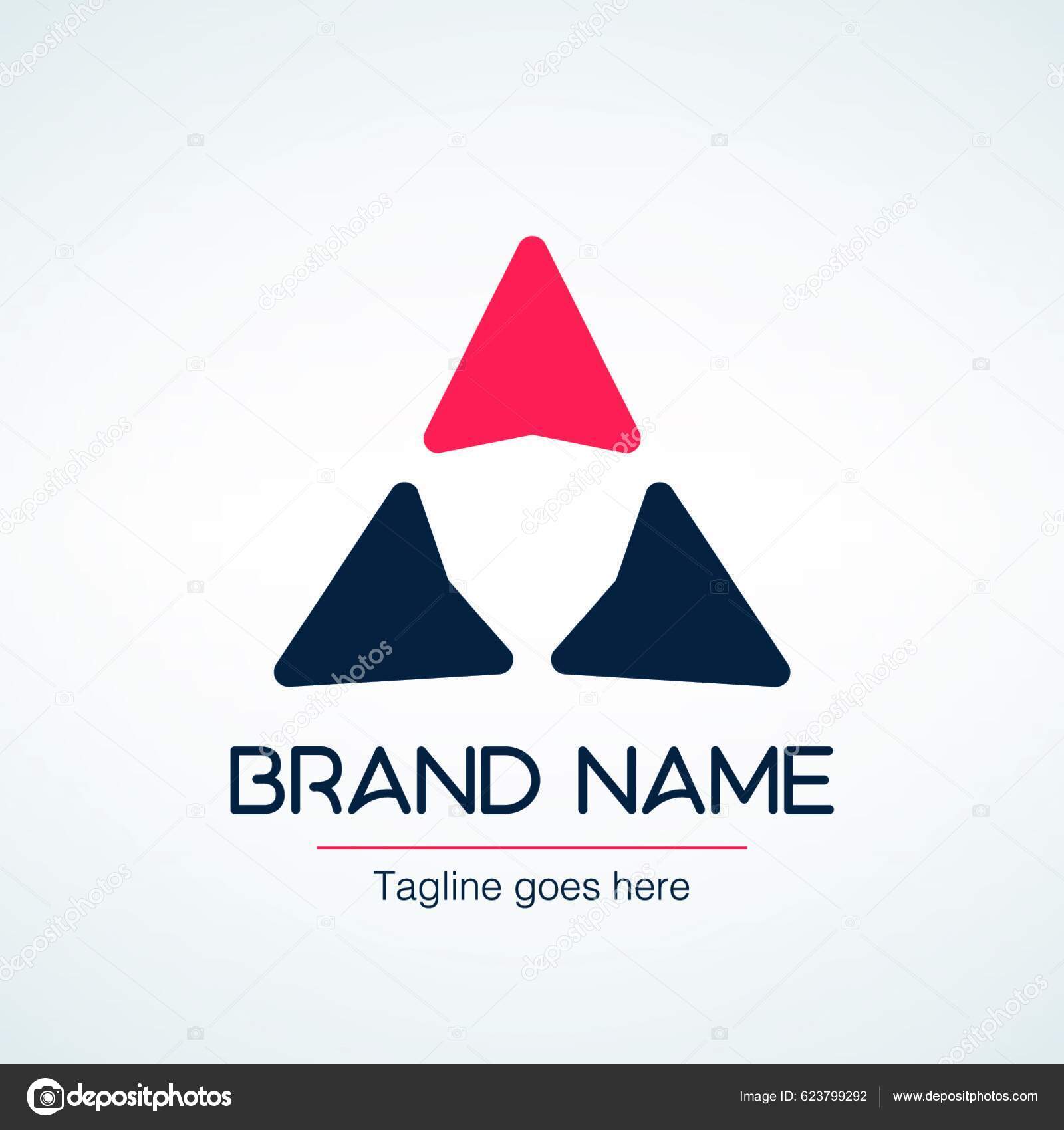 Trinity Triangle Vector Logo Template Unity Partnership Stock Vector ...