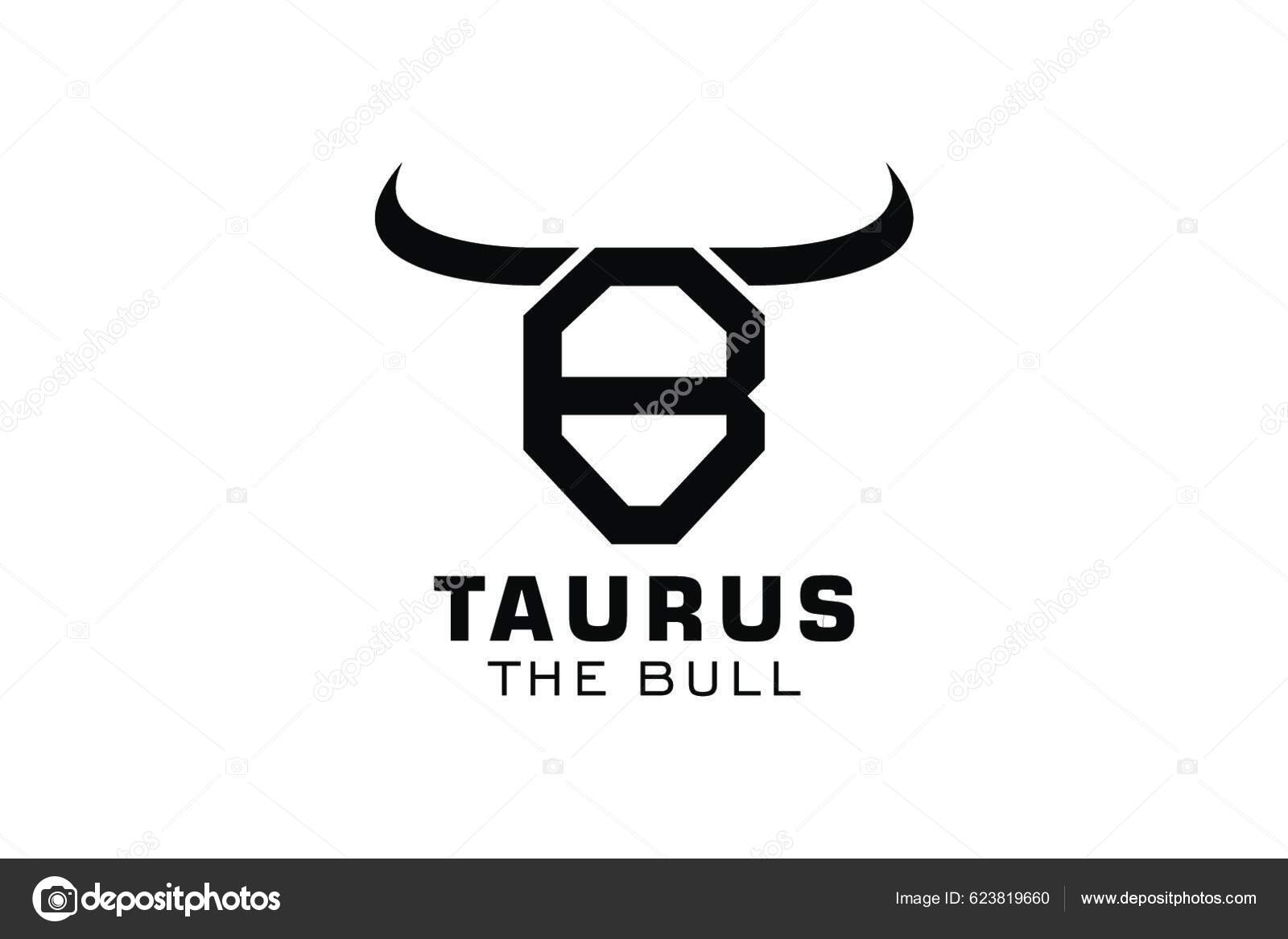 Letra Logo Bull Logo Head Bull Logo Monograma Logo Design Vector de ...