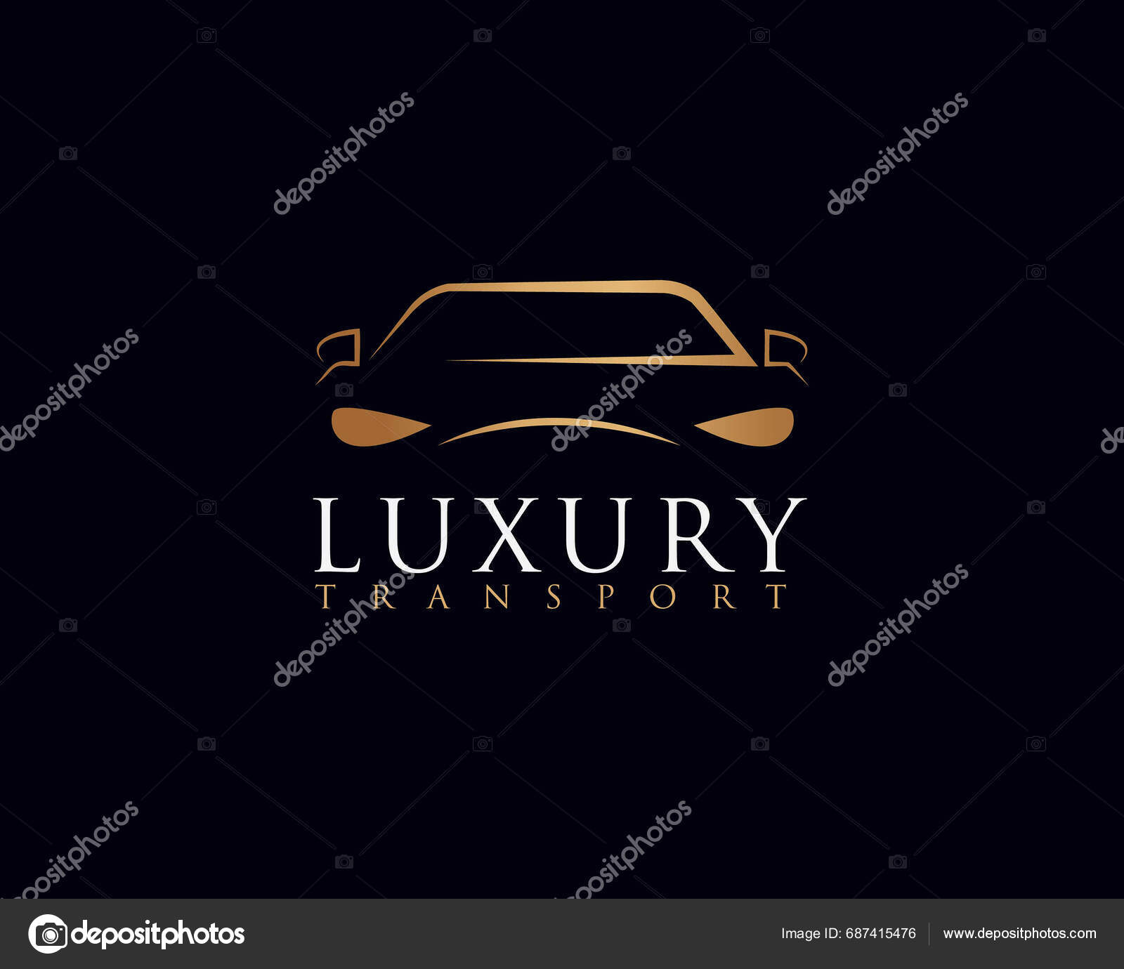 Luxury Car Logo Design Luxury Car Logo Design Template Stock Vector by ...