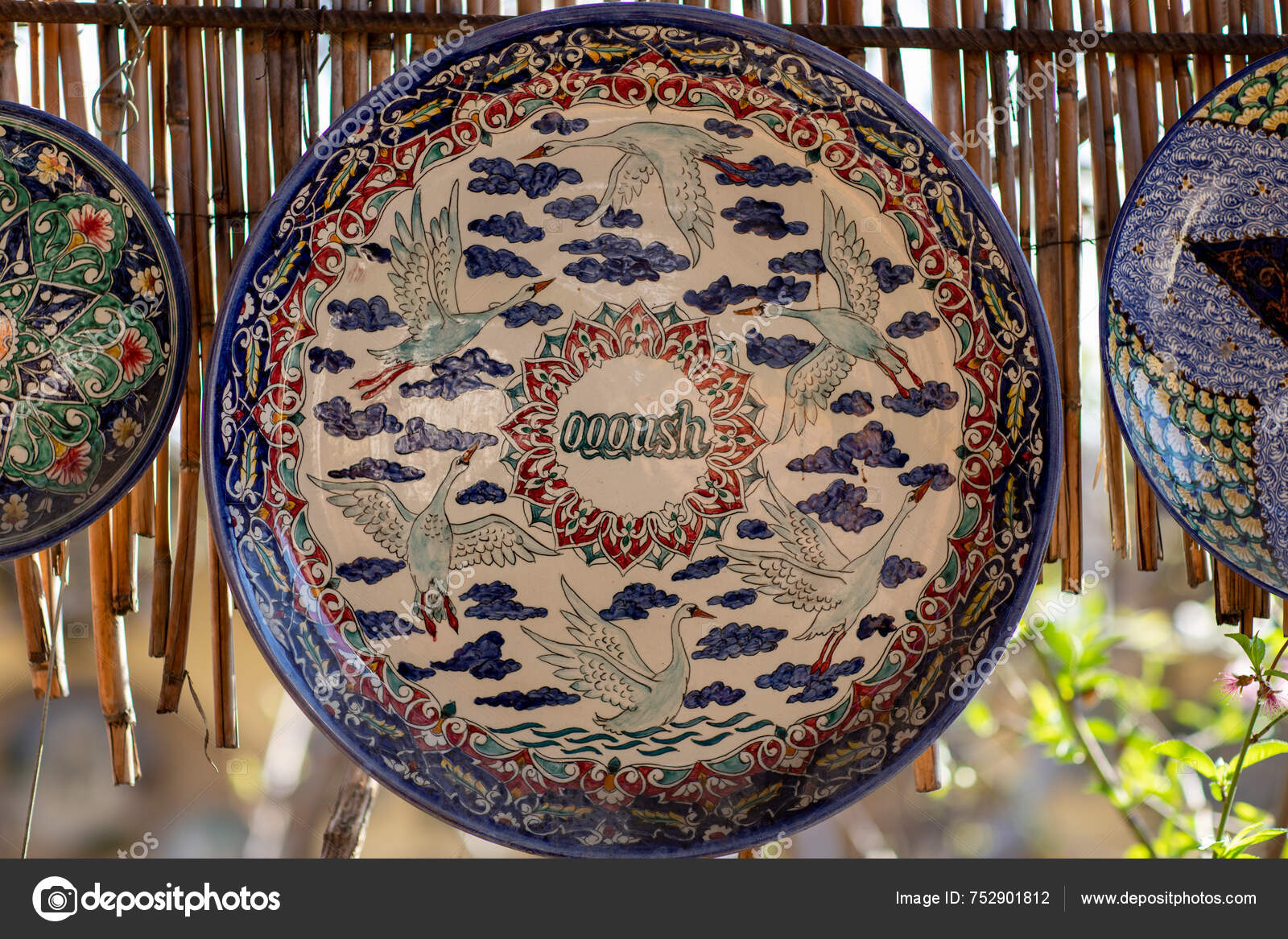 Diseño Aves Voladoras Placas — Foto de stock #752901812 © oybekostanov