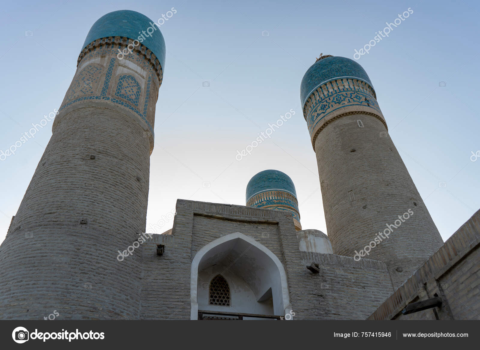 Two Big Domes Old Building — Stock Photo © oybekostanov #757415946