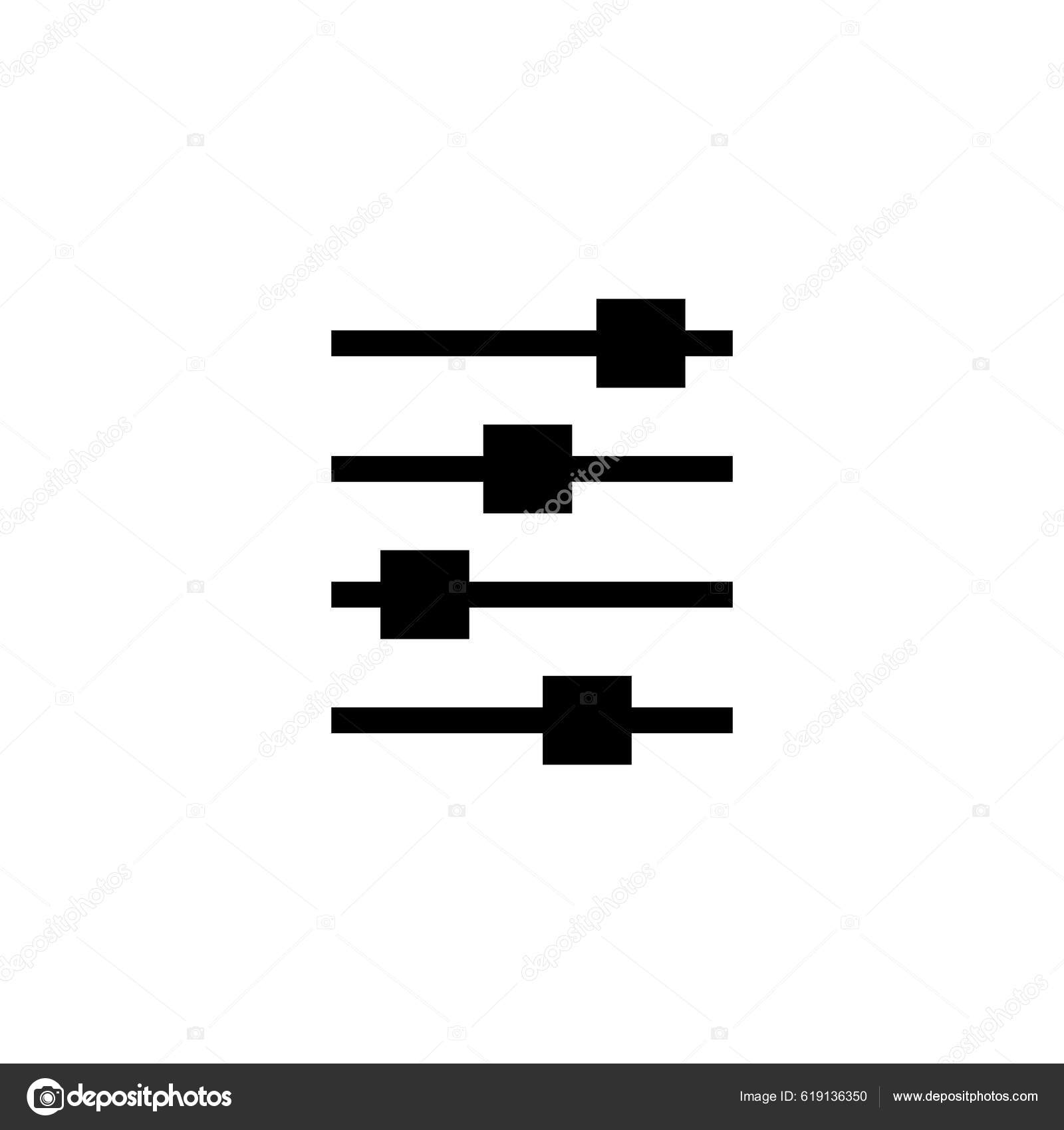 Menu Icon Vector Illustration Web Menu Sign Symbol Hamburger Menu Stock ...