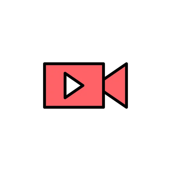 Video Icon Set Illustration Video Camera Sign Symbol Movie Sign Stock ...