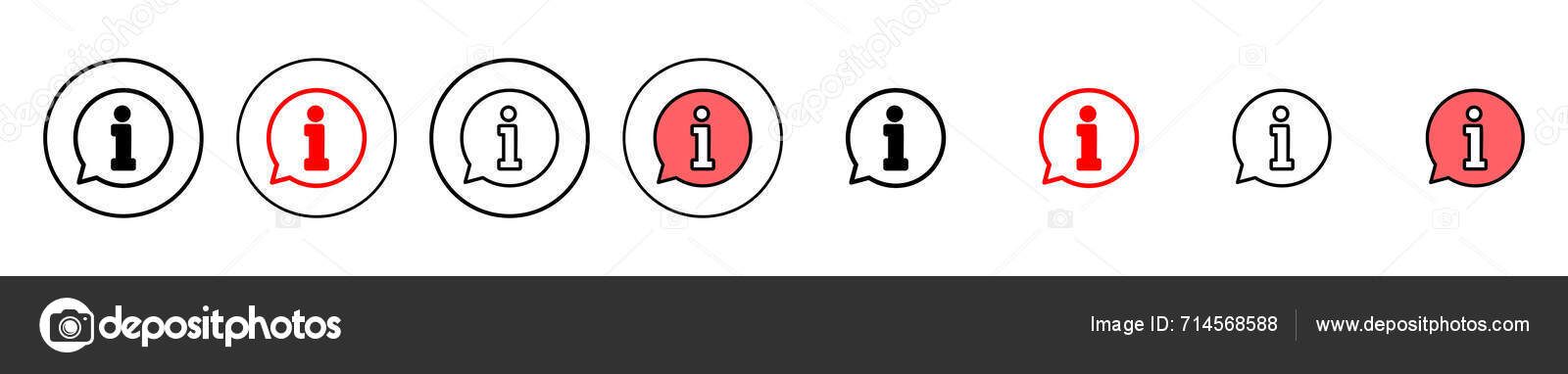 Image vectorielle Illustration Vectorielle D'icône Signe D'information ...