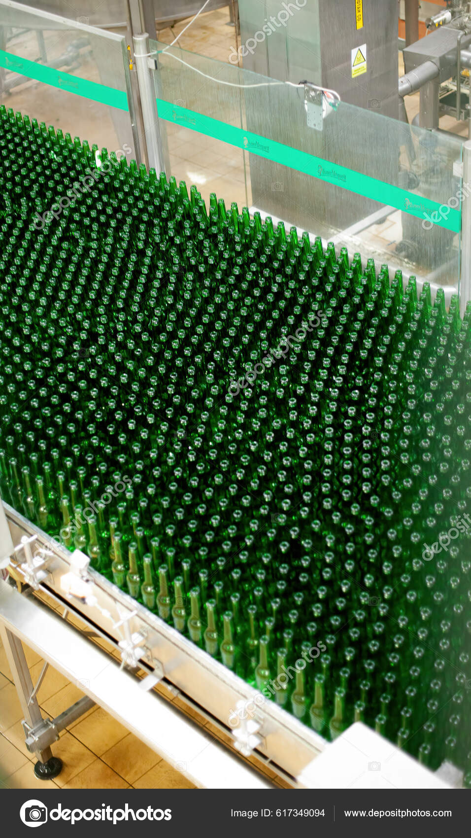 Beer Factory Bottles Line Technological Line Washing Glass Bottles Beer ...