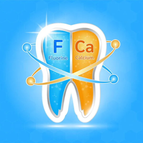 Label Aluminum Healthy Tooth Teeth Healthy Sparkling White Calcium ...