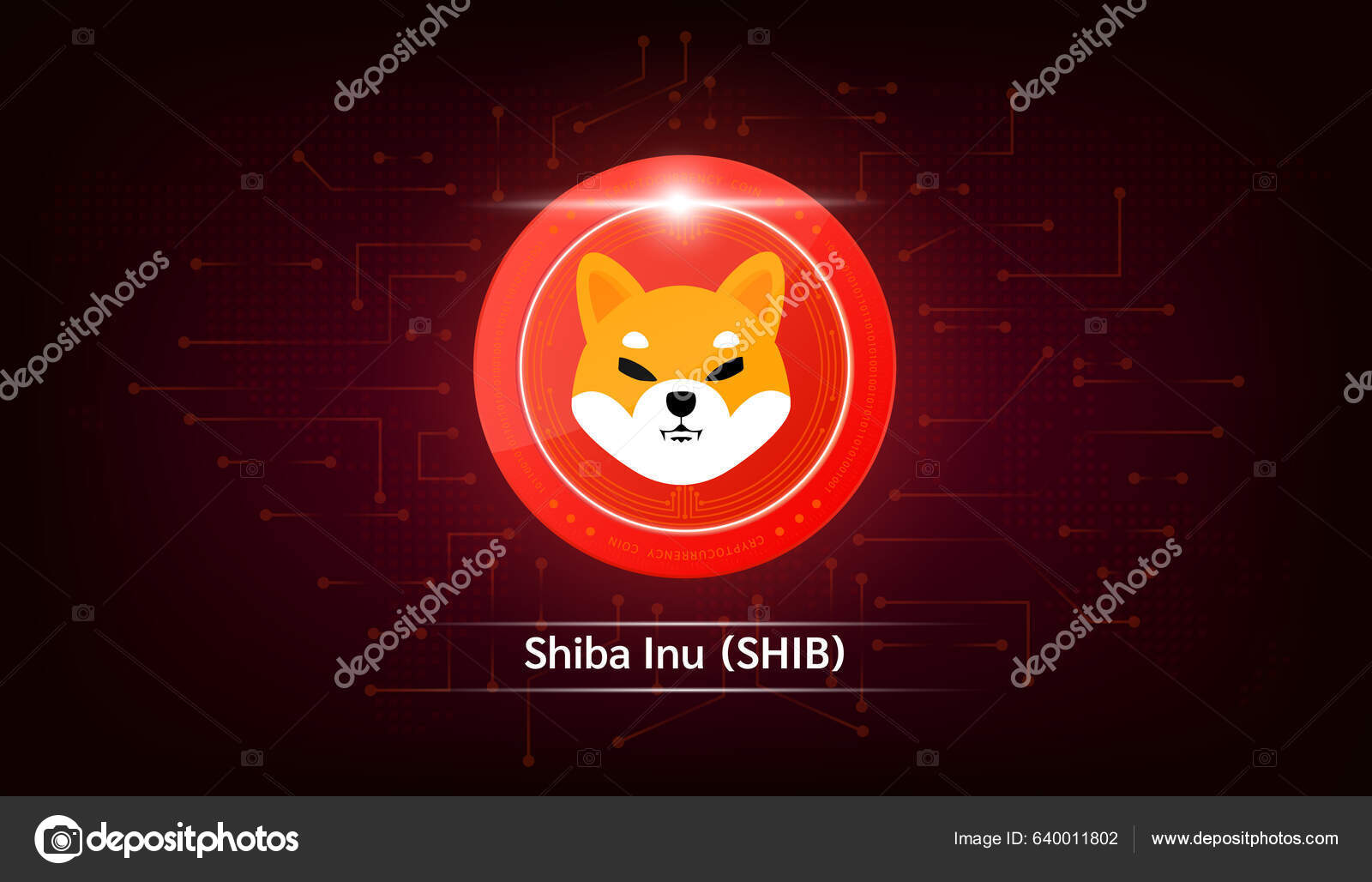 Shiba Inu Coin Cryptocurrency Token Symbol Crypto Currency Stock Market ...