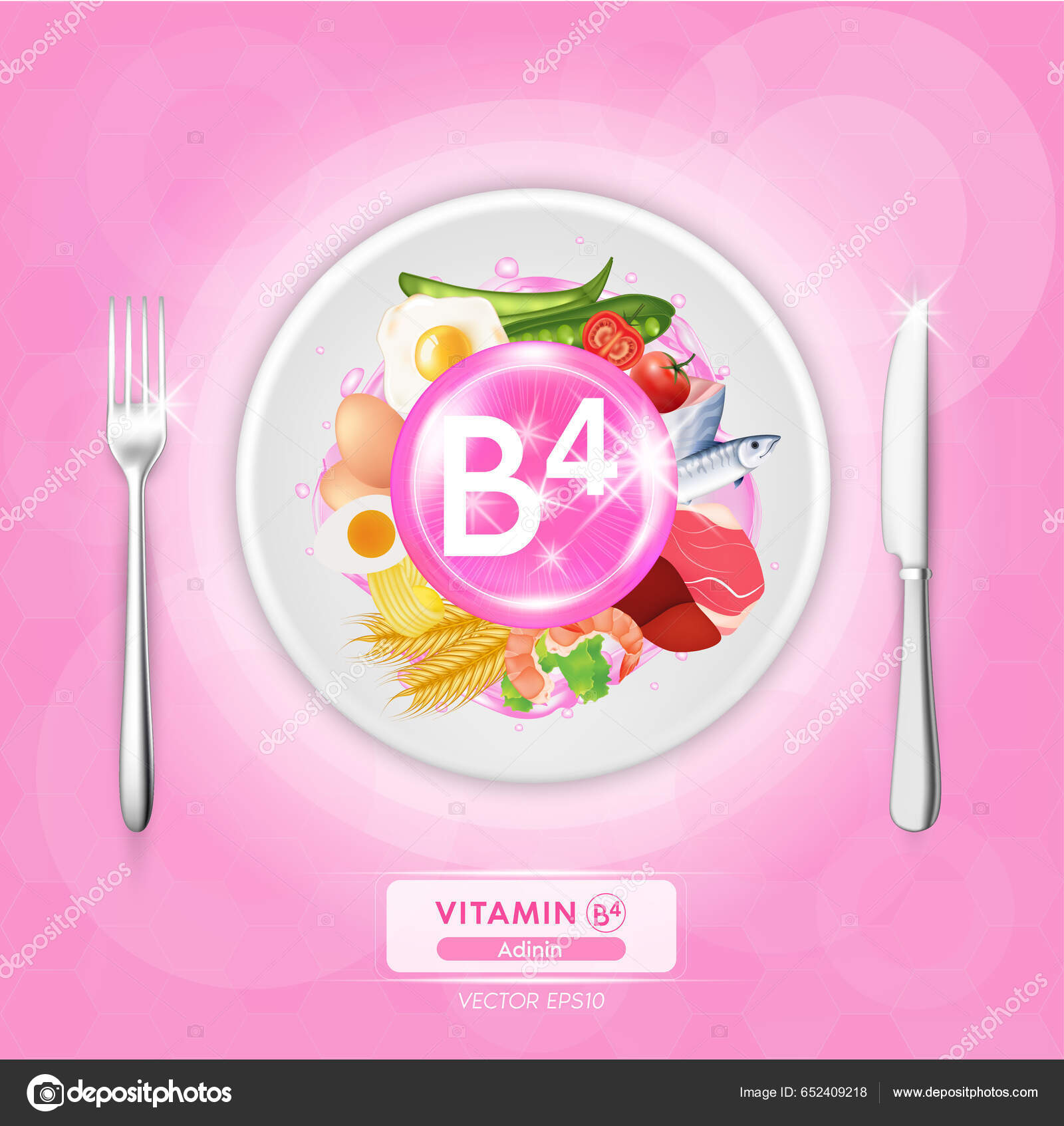 Vitamin Food Eggs Fish Meat Fruits Vegetables Organic Natural Nutrition ...