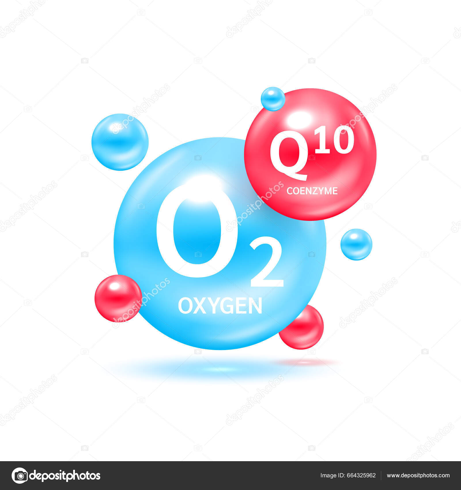 Oxygen Bubble Coenzyme Q10 Skin Care Vitamin Complex Hyaluronic Acid ...