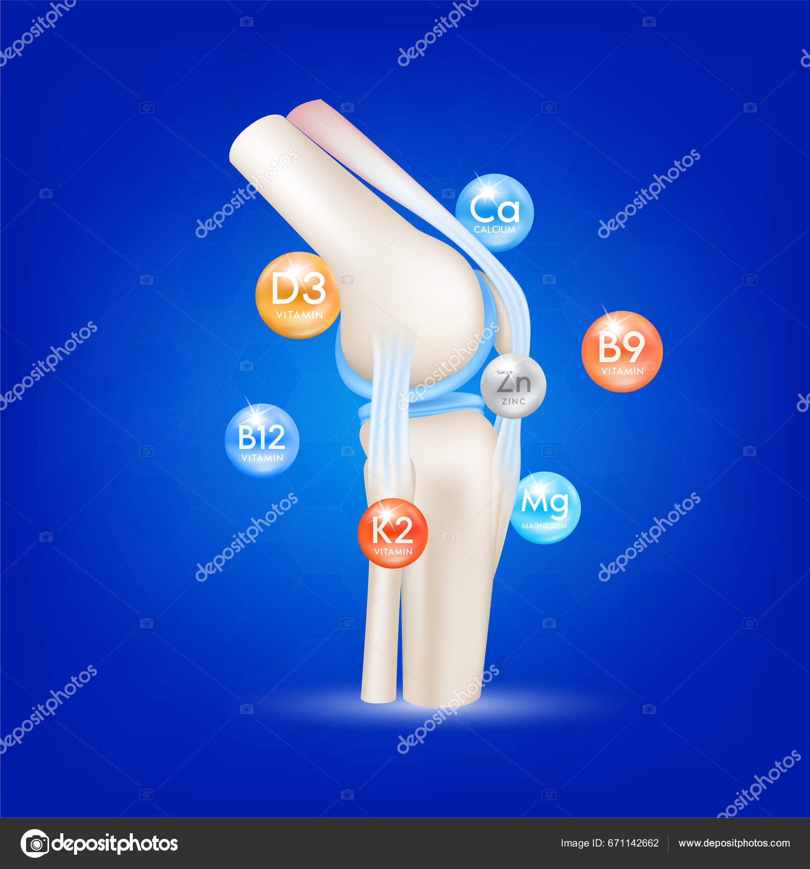 Healthy Bone Magnesium Minerals Calcium Vitamins Atom Molecule Orbit ... Healthy Bone Magnesium Minerals Calcium Vitamins Atom Molecule Orbit ...