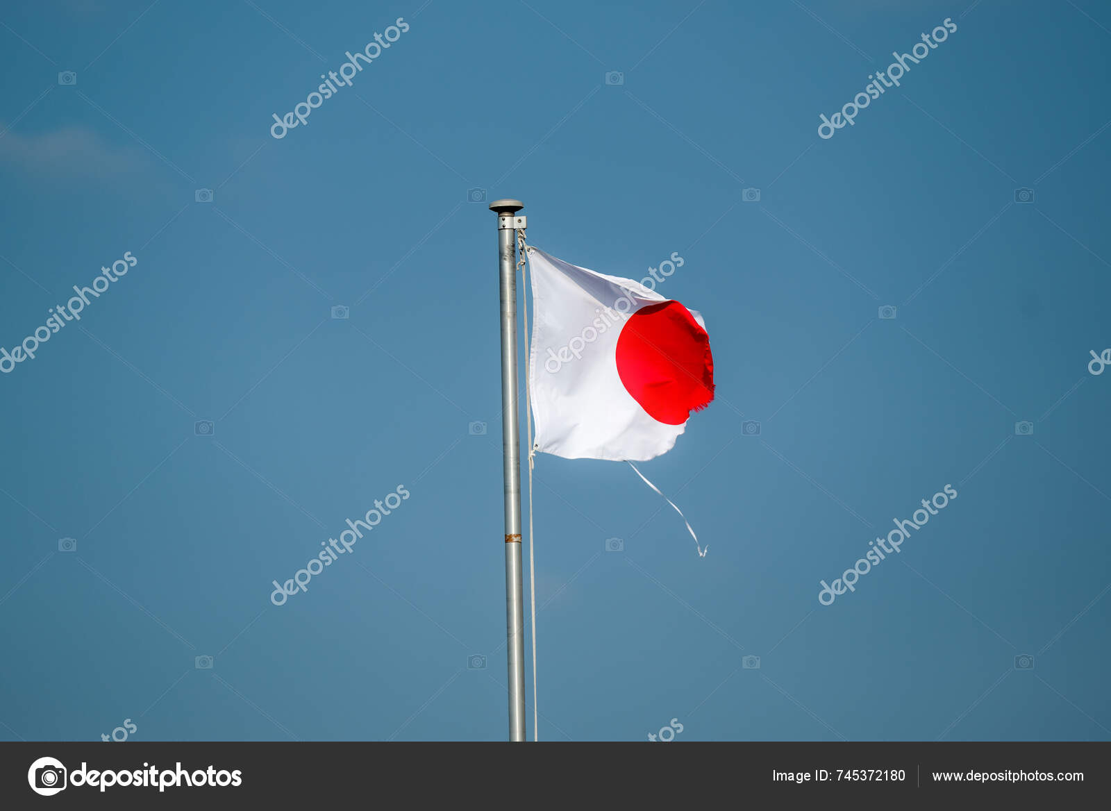 Japan Flag Torn Half — Stock Photo © mcdebbiealbor@gmail.com #745372180
