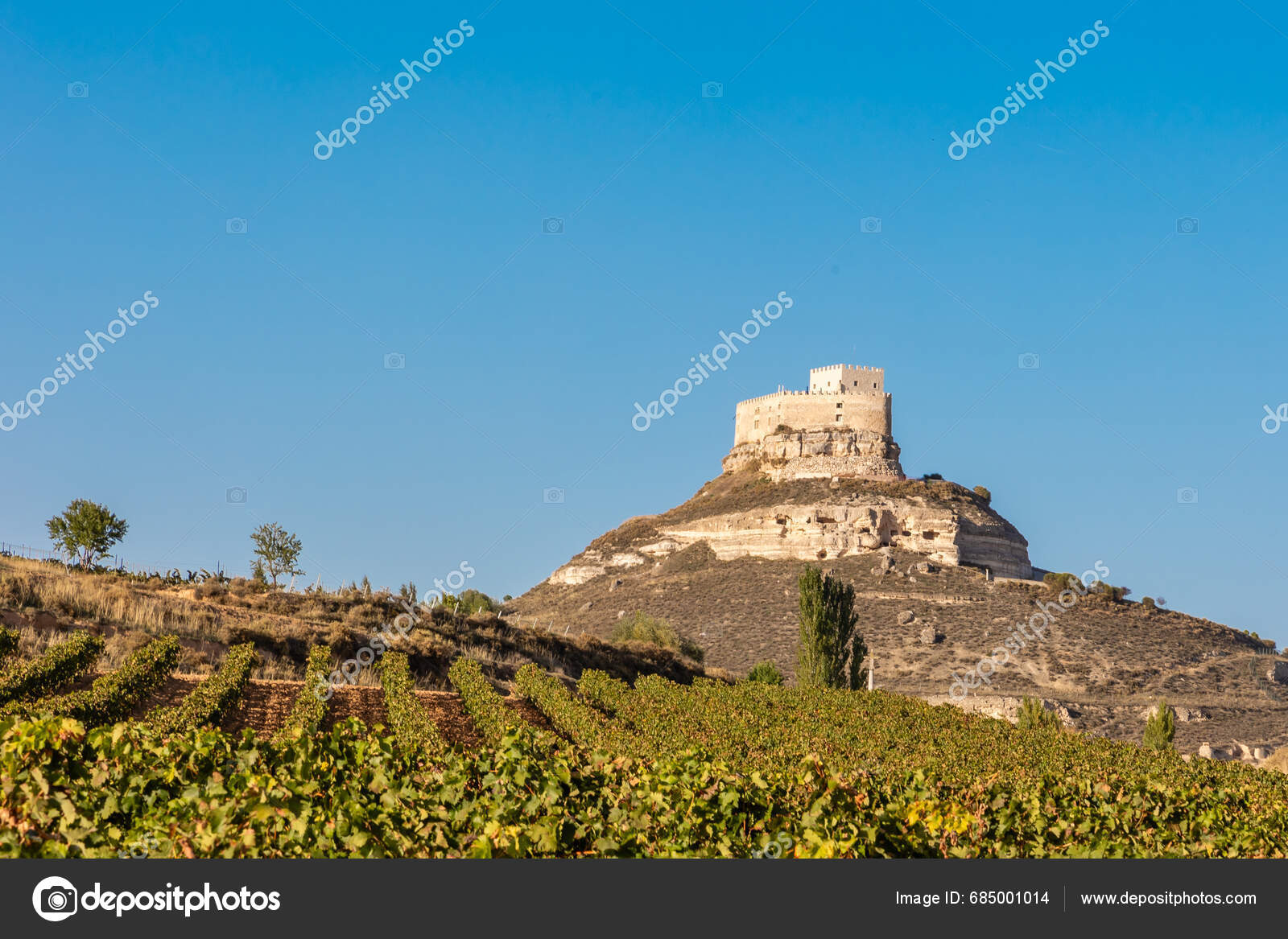 Curiel Duero Spain October 2023 Different Views Medieval Castle Town ...