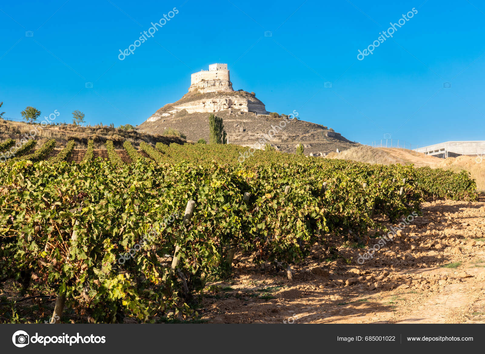 Curiel Duero Spain October 2023 Different Views Medieval Castle Town ...