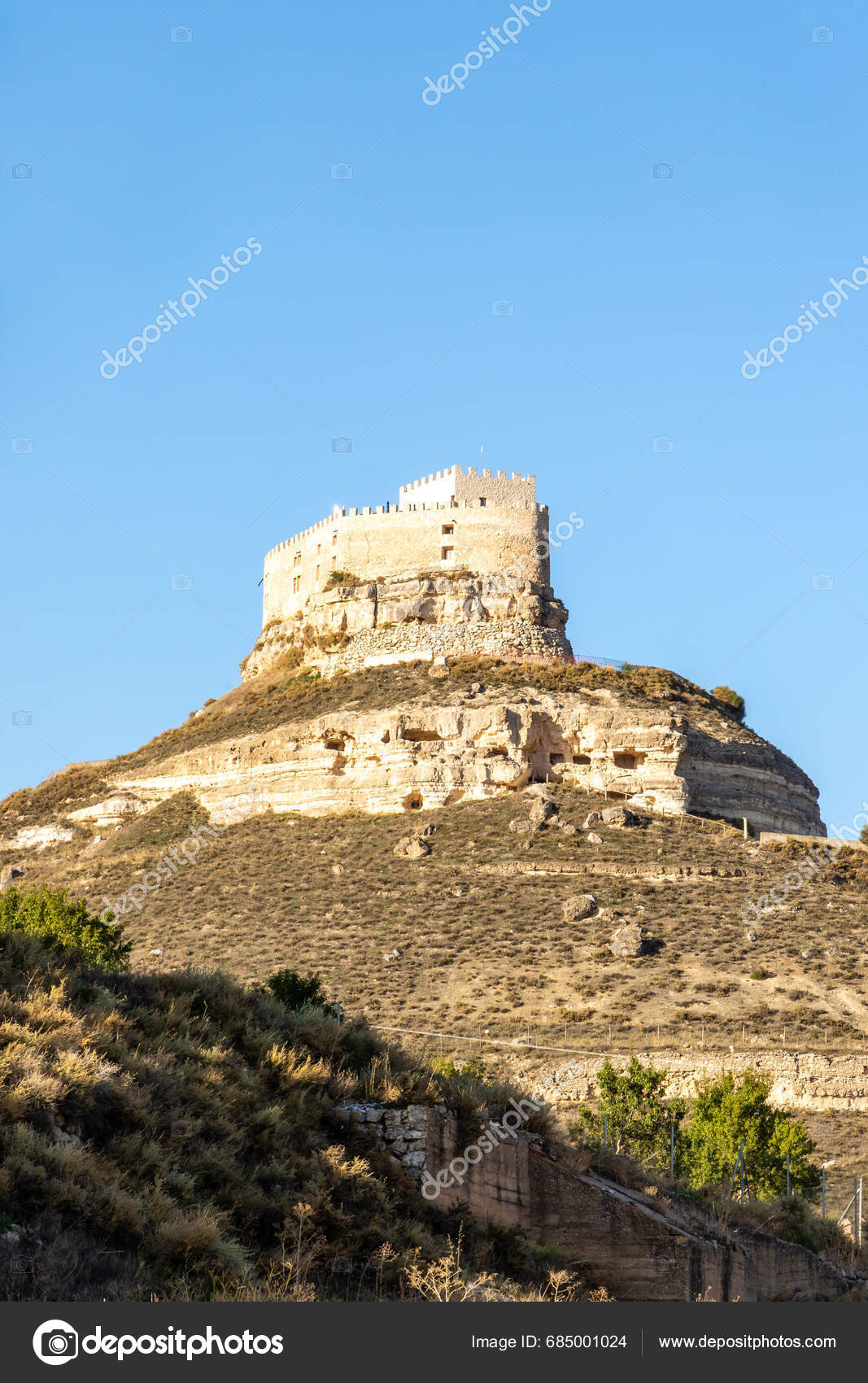 Curiel Duero Spain October 2023 Different Views Medieval Castle Town ...
