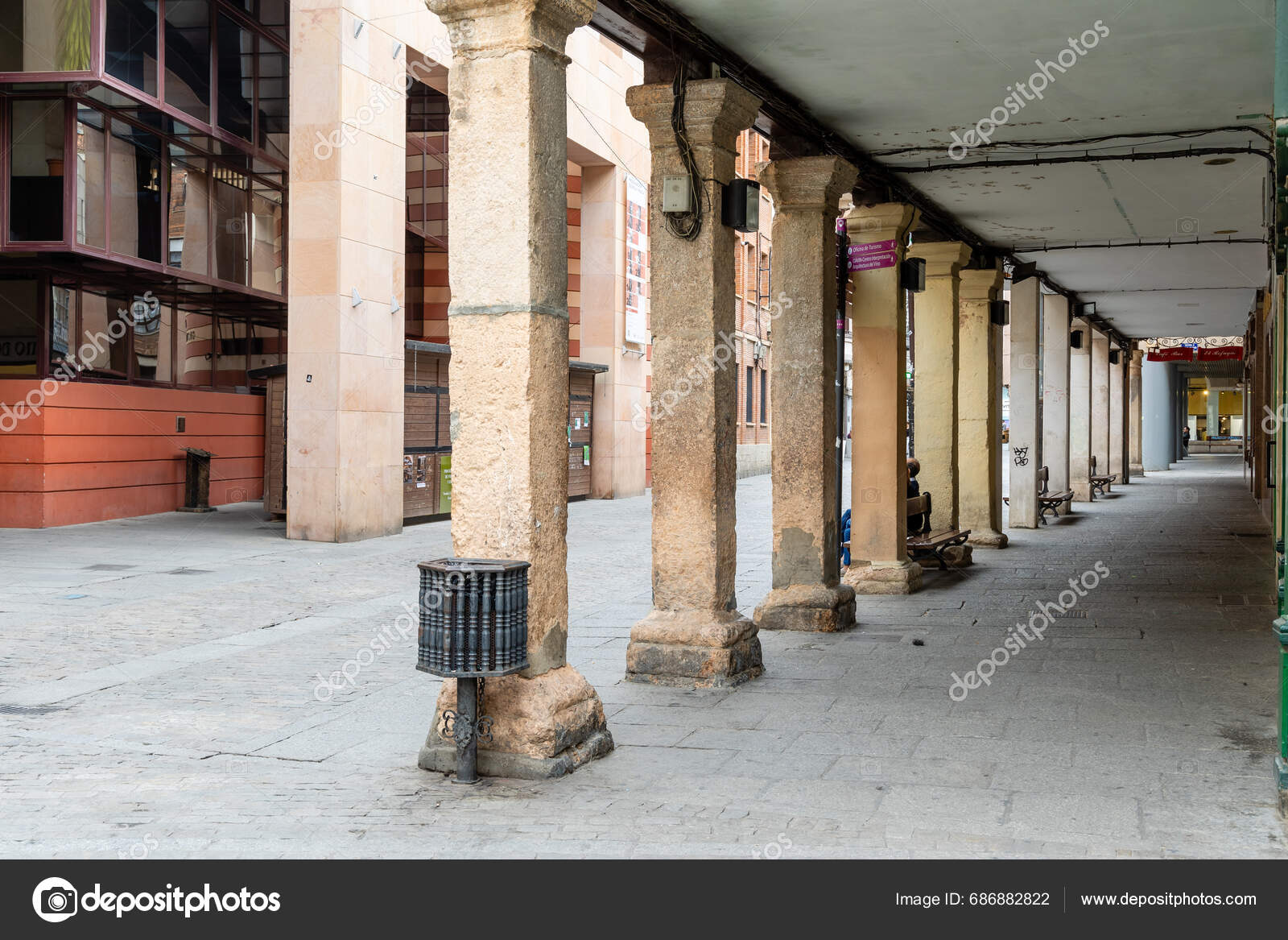 Aranda Duero Spain October 2023 Buildings Historic Center City Aranda ...