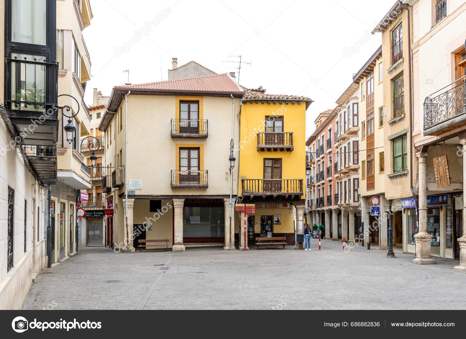 Aranda Duero Spain October 2023 Buildings Historic Center City Aranda ...