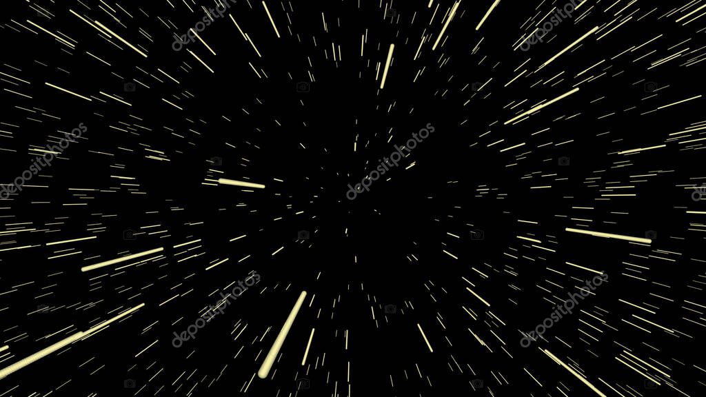 Hiper-lapso Espacial o Salto Espacial o Hiperespacio Saltar estrellas ...