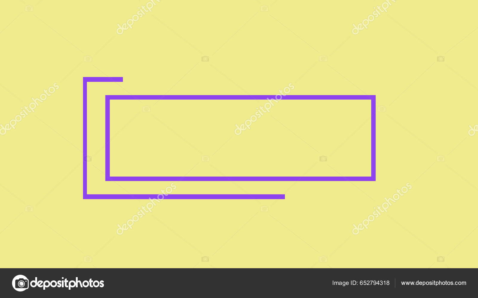 Simple Line Creating Rectangle Animation Logo Name Title Reveal ...