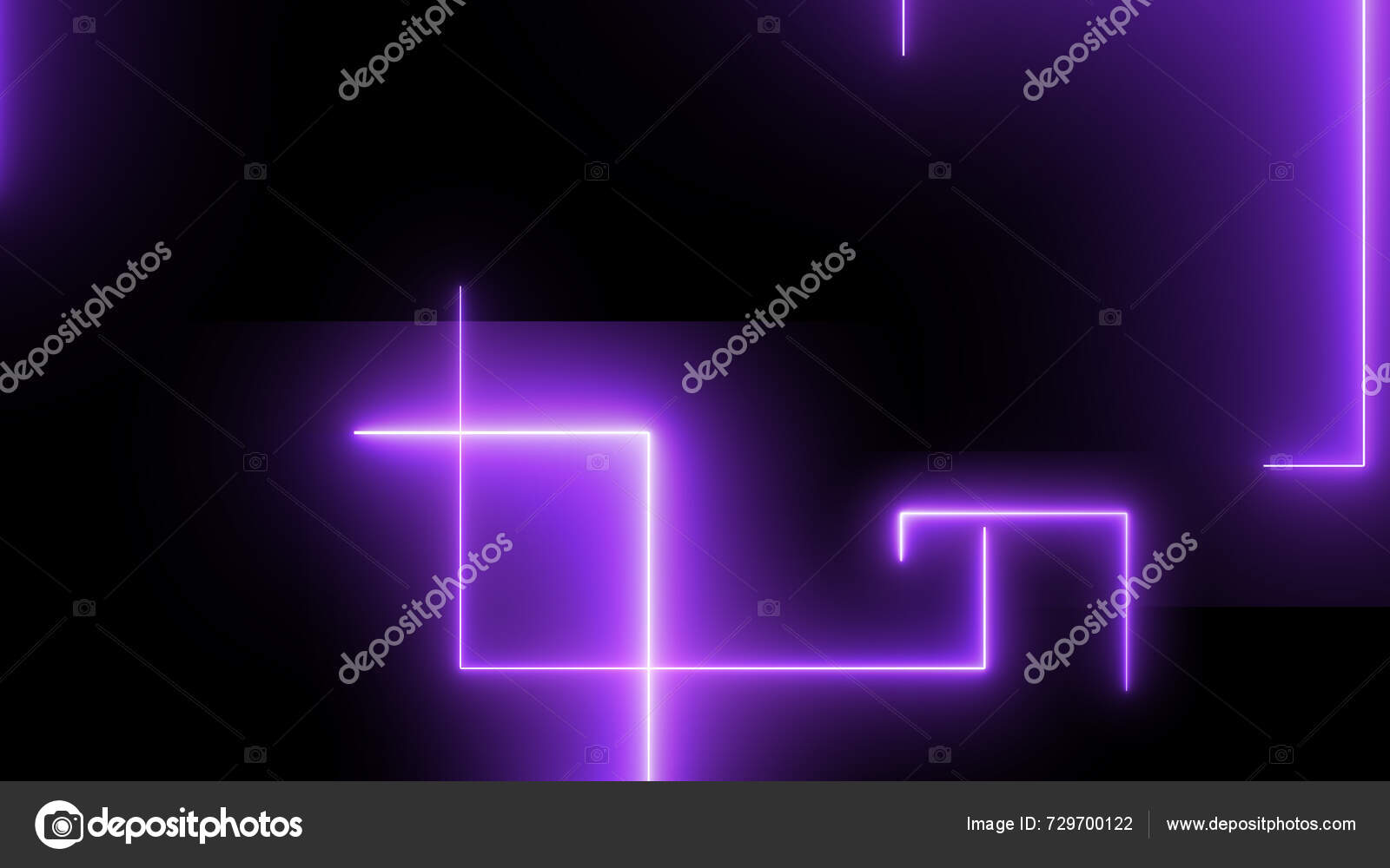 Neon Moving Box Square Binary Dataset Seamless Loop Geometric Neon ...
