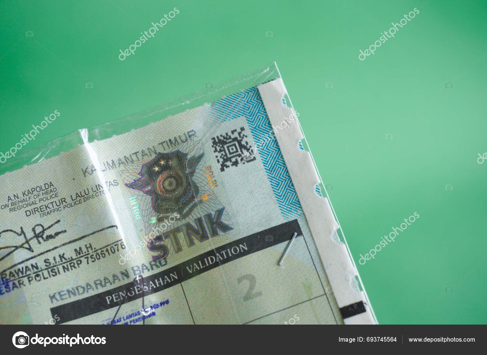 Balikpapan July 2022 Stnk Surat Tanda Nomor Kendaraan Vehicle ...