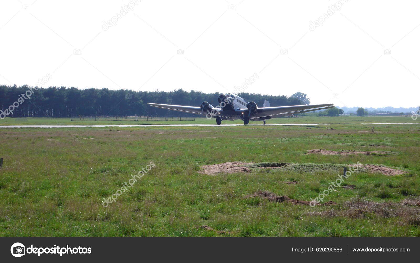 Junkers Airplane Silver Propeller Sternmotor Daqui High Quality Photo ...