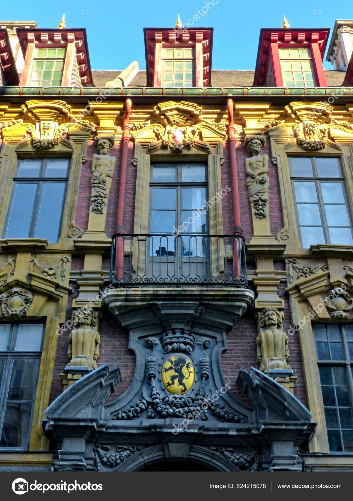 Lille September 2022 Magnificent Facades Buildings Lille Capital ...