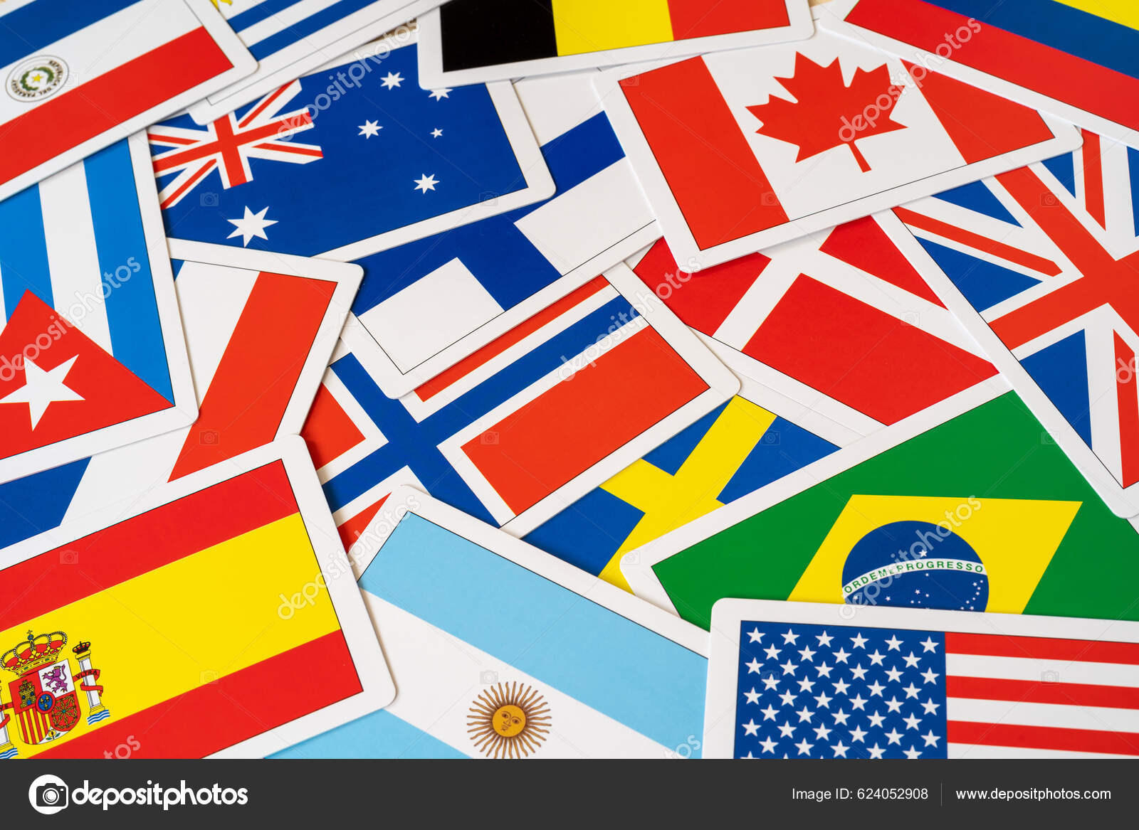 Flag Internasional Dunia Untuk Latar Belakang — Stok Foto © elutas ...