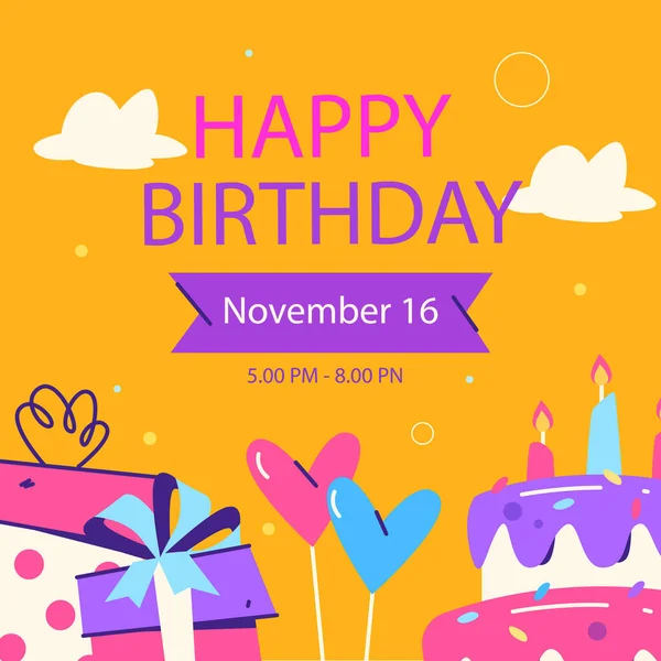 100,000 November birthday Vector Images | Depositphotos