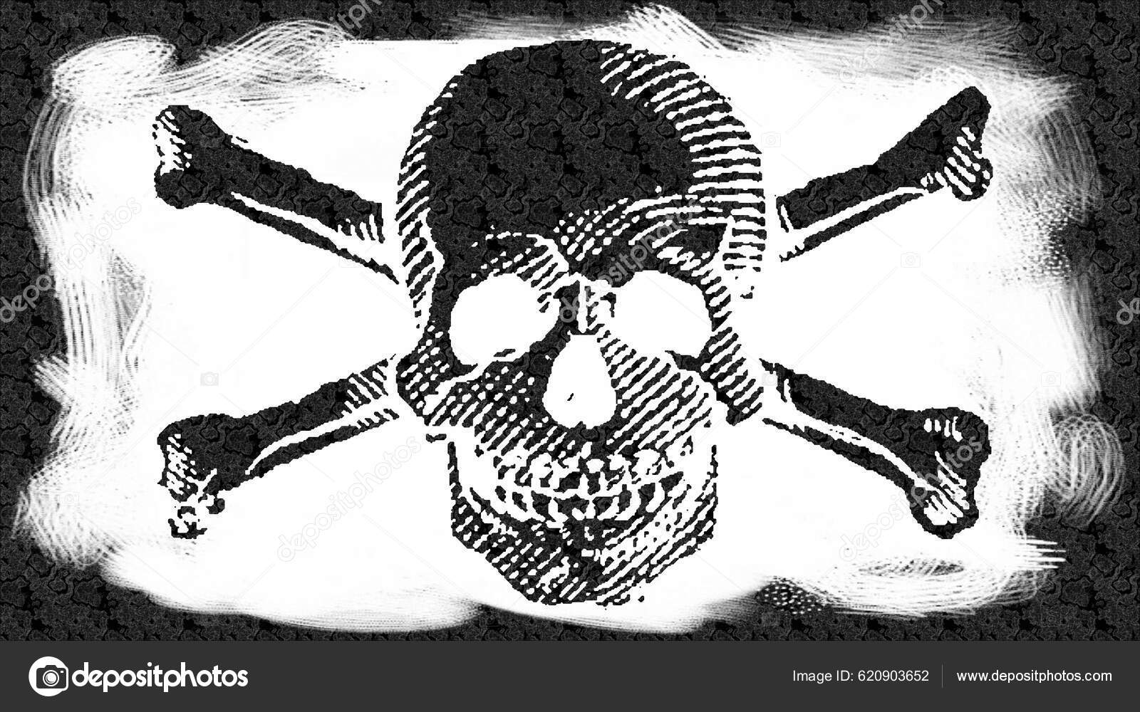 Jolly Roger Illustration Skull Crossbones Symbol Stock Illustration by ©Walter_Cicchetti #620903652