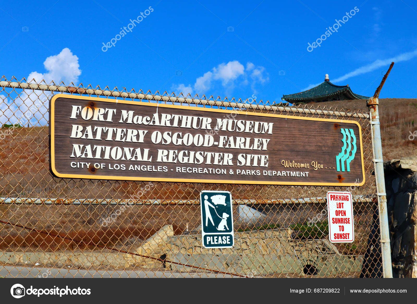 Los Angeles San Pedro District California November 2023 Fort Macarthur ...