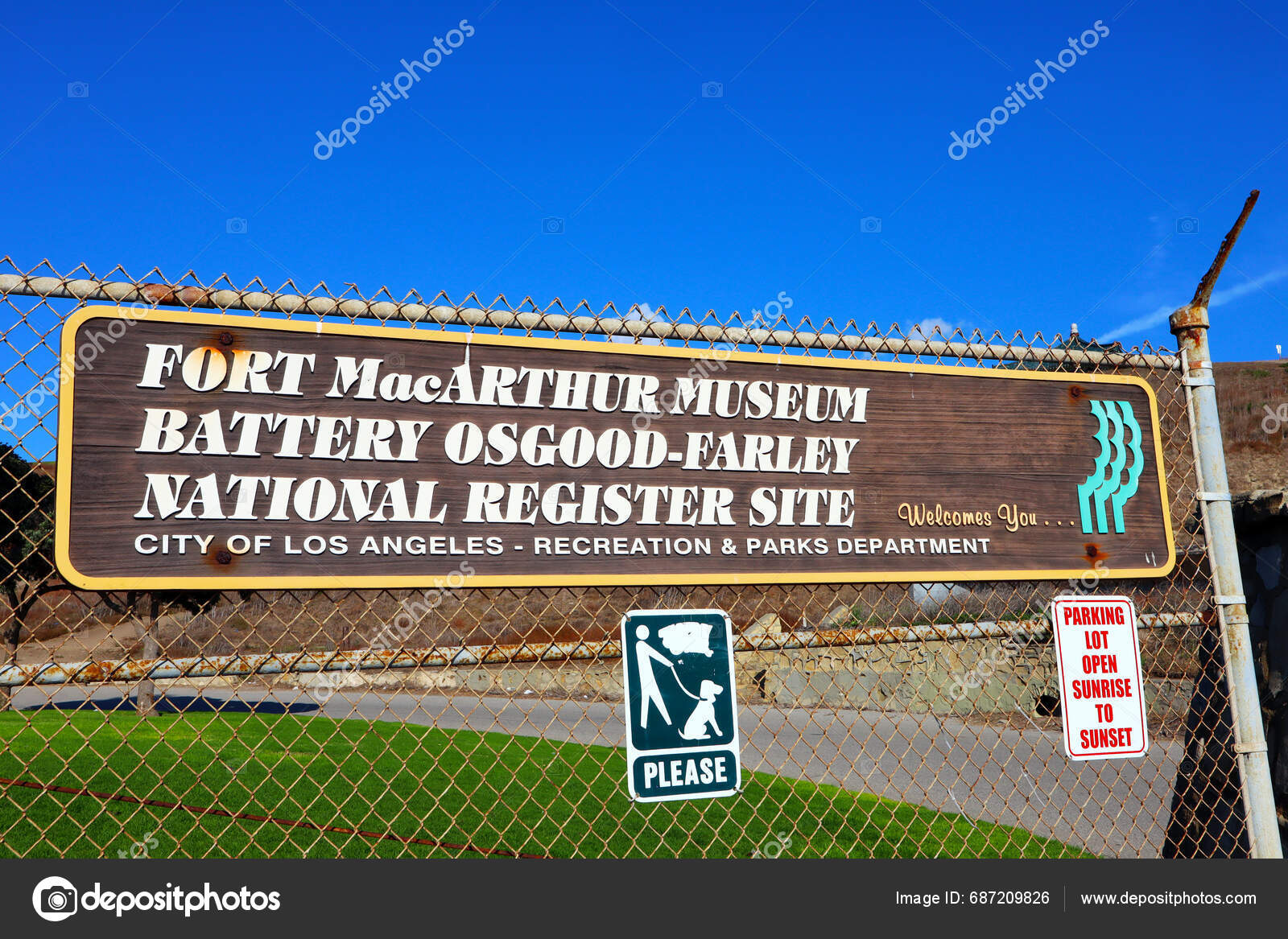 Los Angeles San Pedro District California November 2023 Fort Macarthur ...