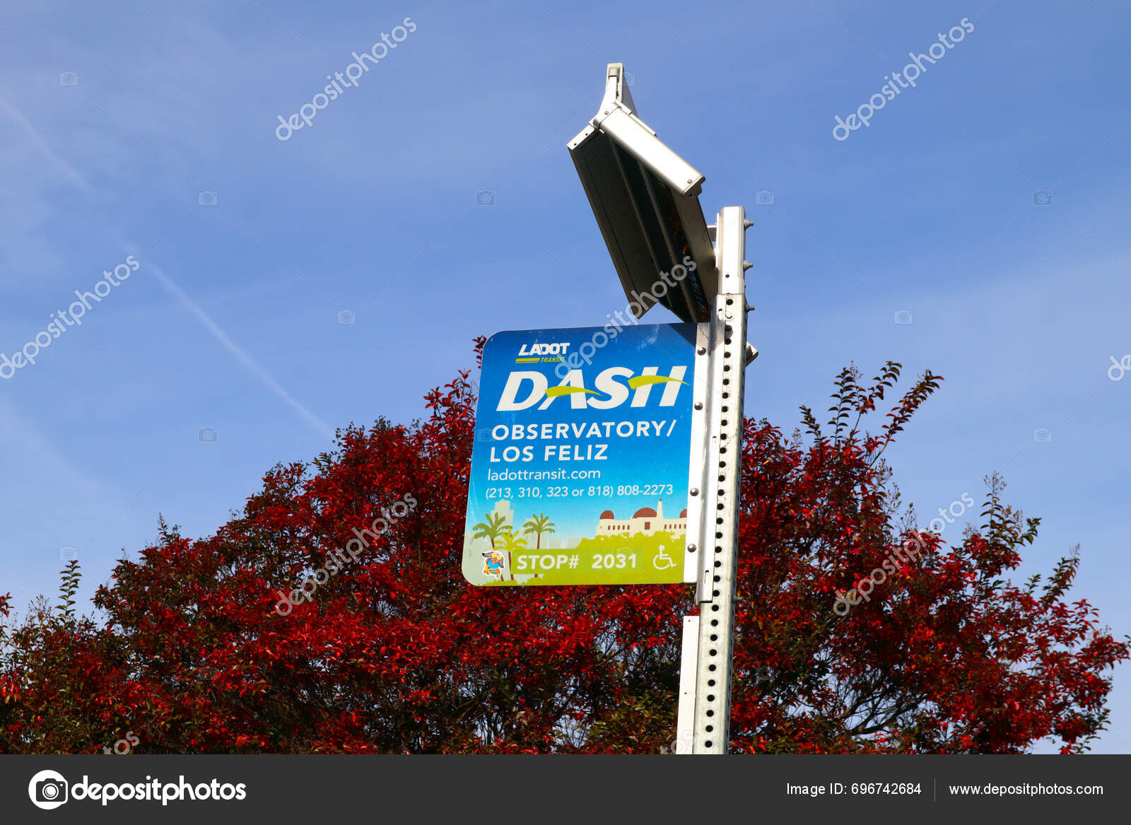 Los Angeles California December 2023 Los Angeles Ladot Transit Dash ...