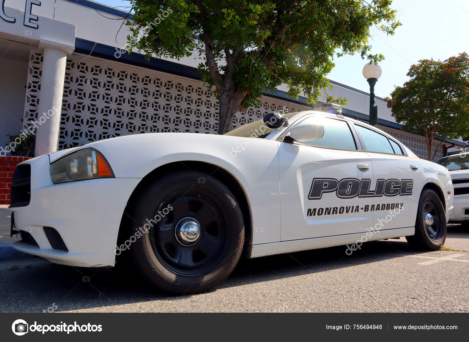 Monrovia County California May 2024 Monrovia Police Car — Stock ...